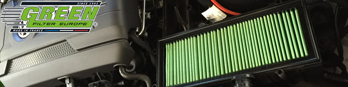GREEN FILTER - Filtre à air Sport - Kit Admission directe - Admission ...