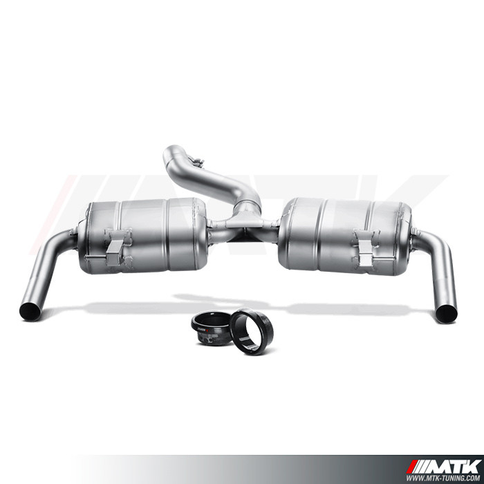 Ligne d'échappement Akrapovic evolution Clio 3 RS phase 2