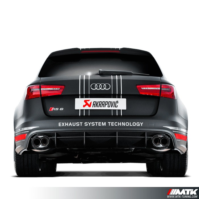 Ligne échappement Akrapovic Evolution Audi RS6 Avant (C7)
