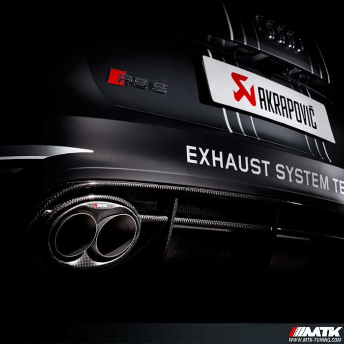 Ligne échappement Akrapovic Evolution Audi RS6 Avant (C7)
