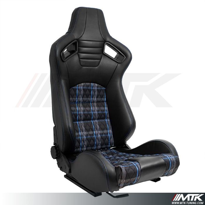 Siège baquetGT EVO BLEUr- Autostyle