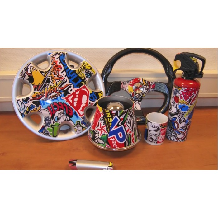 Sticker bombing sticker bomb monster Energy redbull rockstar