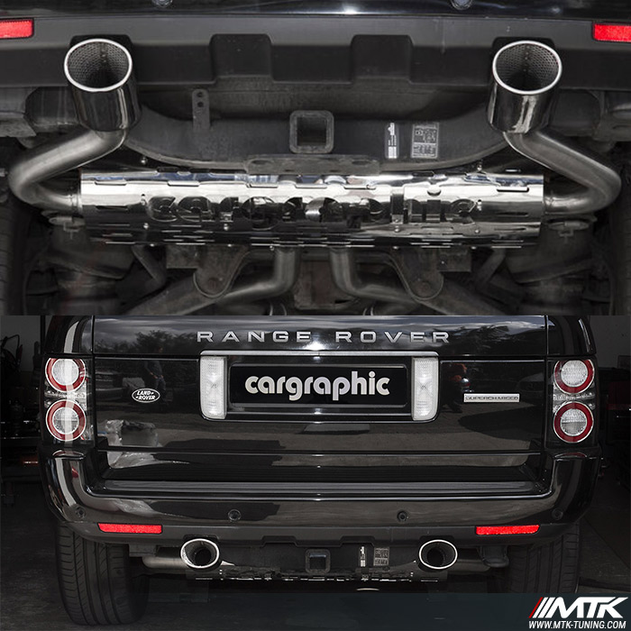 Echappement Cargraphic Range Rover L322 5.0 SuperCharged (2009-2011)