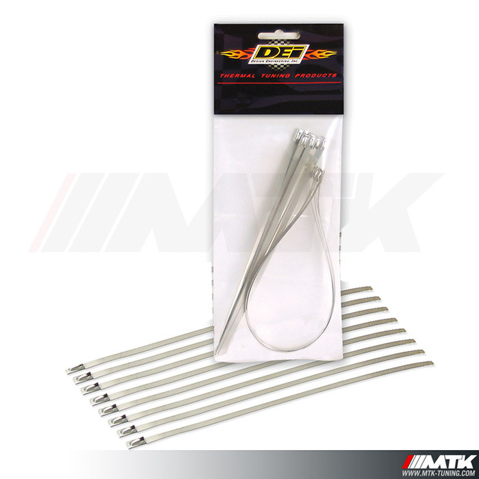 Collier en inox pour serrage bande thermique - DEI