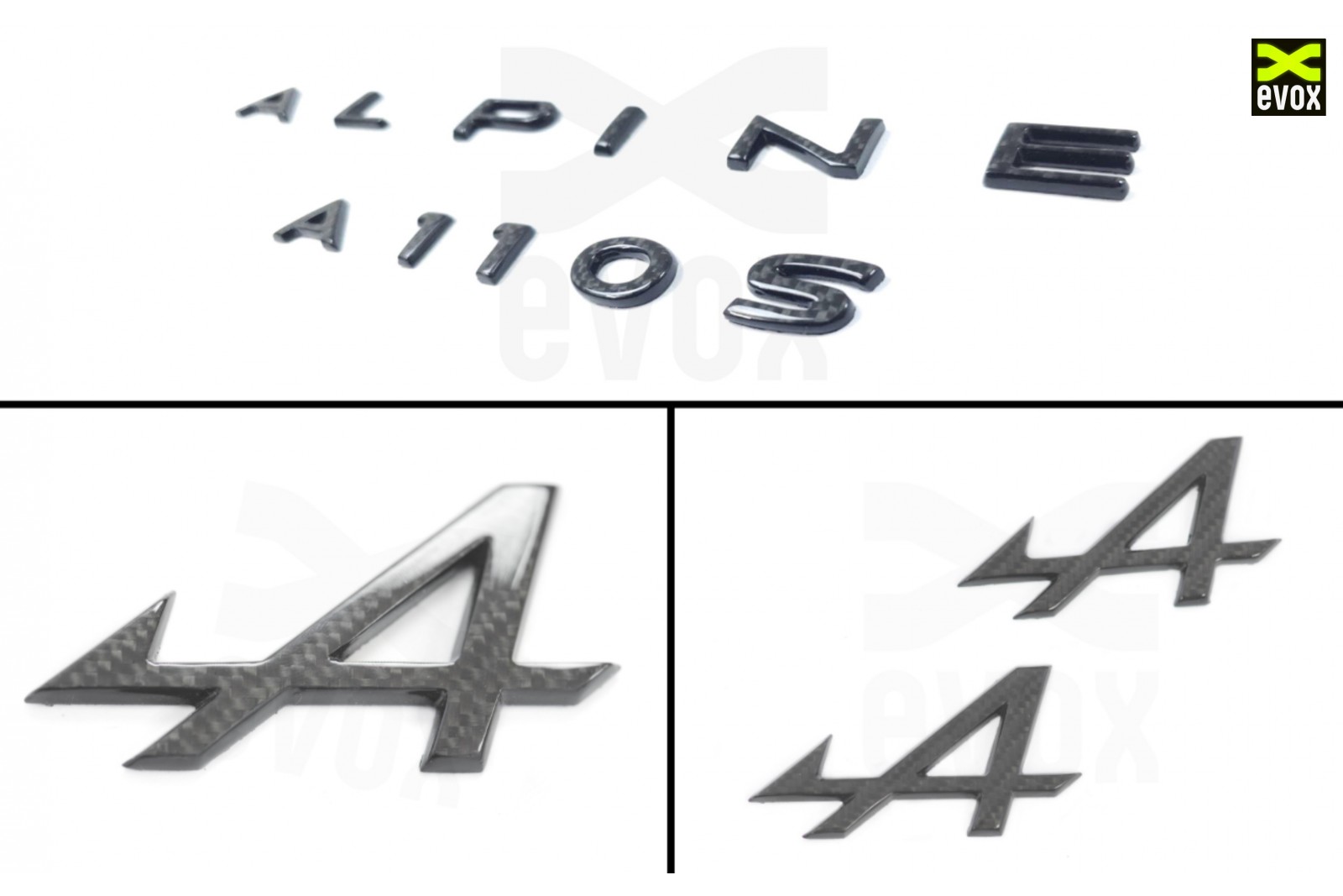 Pack Style Carbone Exterieur Evox Alpine A110 - EVOX performance - Kits ...