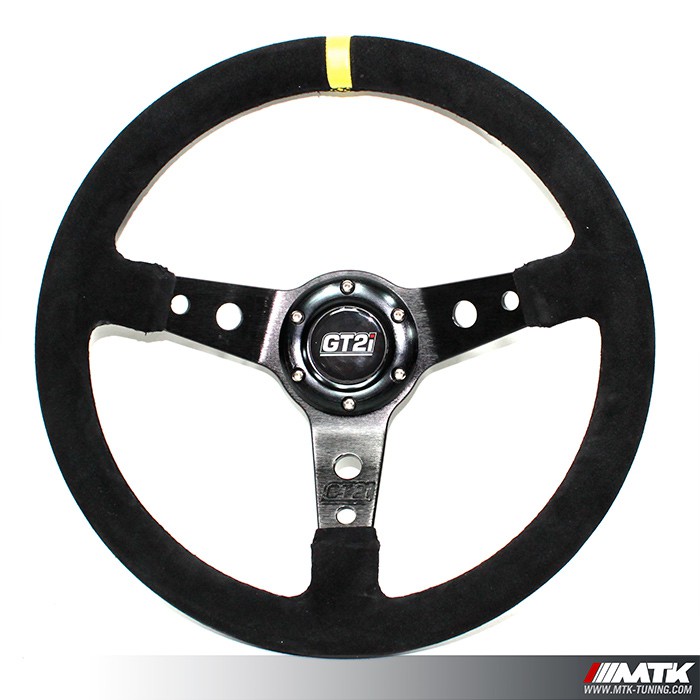 Volant tulipé GT2i en peau retournée Rallye circuit drift