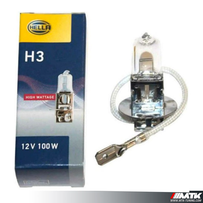 1 Ampoule Hella Rallye H3 12v 100w