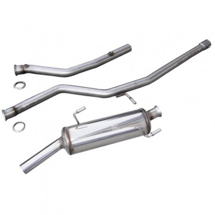 Ligne echappement groupe N inox Peugeot 206 2.0 s16 gti