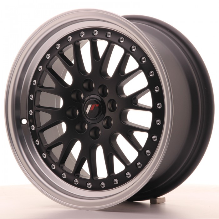 Japan Racing JR-10 noir silver 16x7 ET30 4x100 4x108