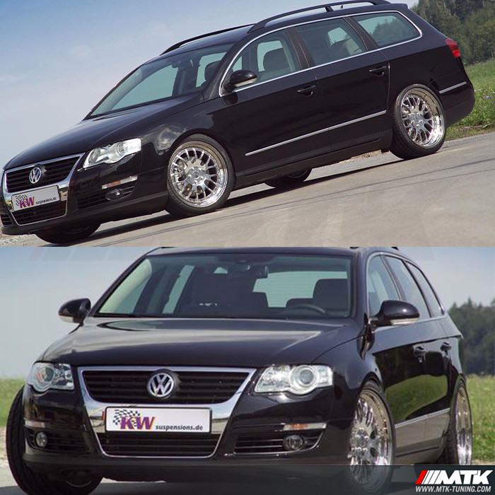 Kit de combinés filetés pilotés KW DDC pour VOLKSWAGEN Passat Break R36 ...