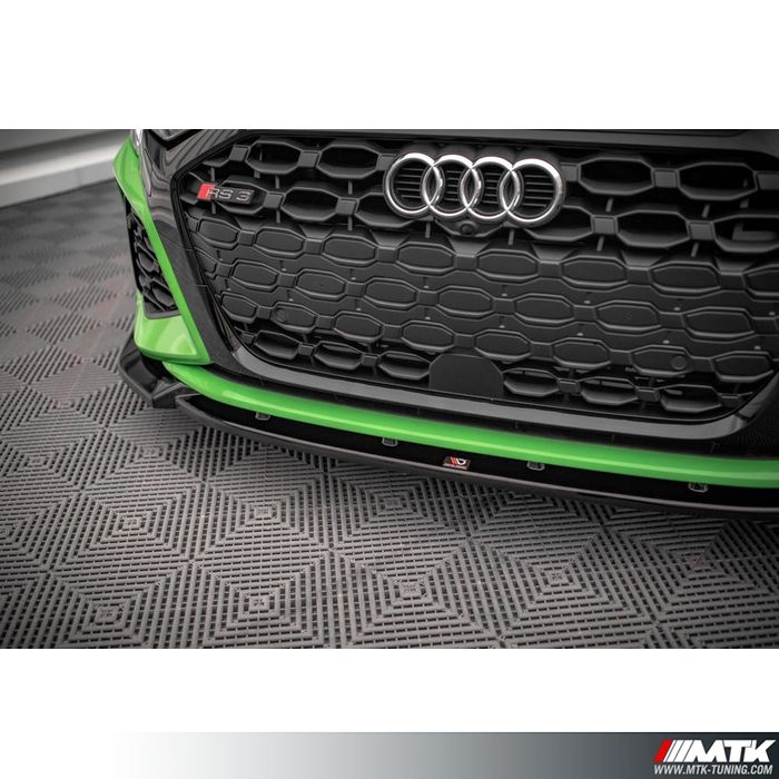 Lame pare choc avant Maxton V1 pour Audi RS3 8y