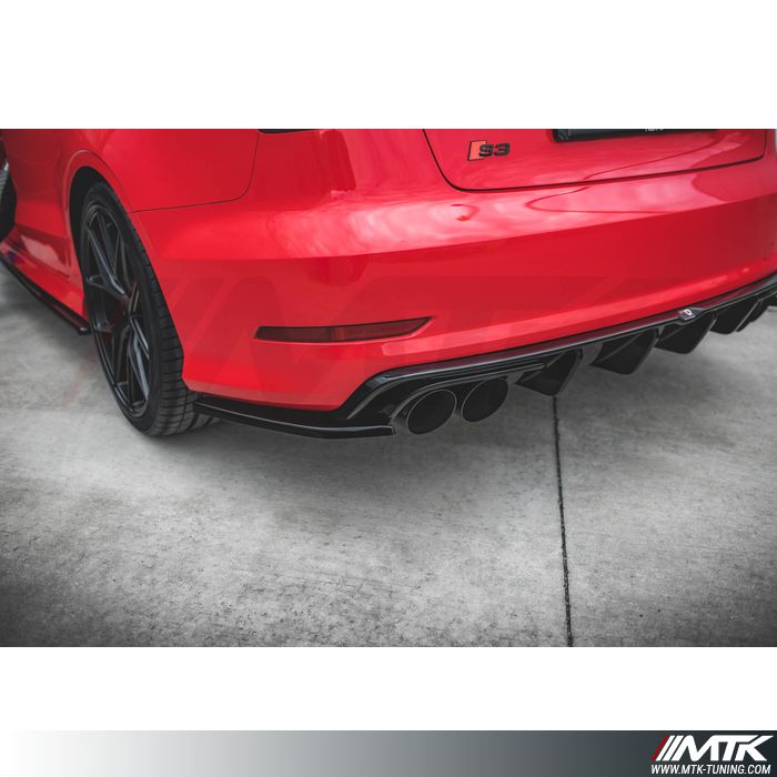 Splitters arriere Maxton pour Audi S3 8V Phase 1 2013-2016 Berline Standard