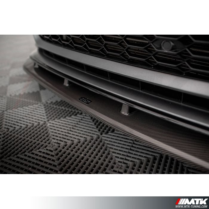 Lame pare choc avant carbone pour AUDI RS6 C8 - MAXTON CARBON