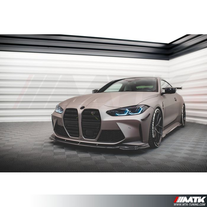 Lame pare choc avant carbone pouR BMW M4 G82 - MAXTON CARBON