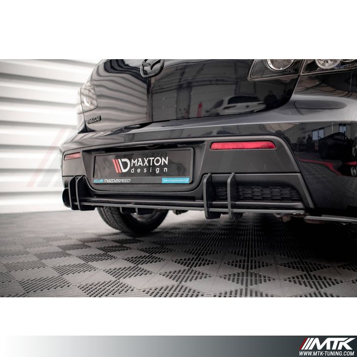 Diffuseur arrière Maxton pour Mazda 3 MPS MK1 2006-2008 MPS