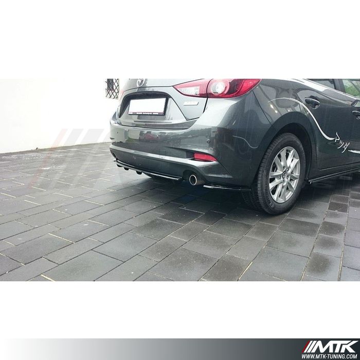 Splitters arriere Maxton pour Mazda 3 BN Phase 2 2016-2018 Standard