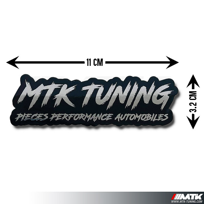 Sticker brillant et miroir - MTK TUNING Brutal
