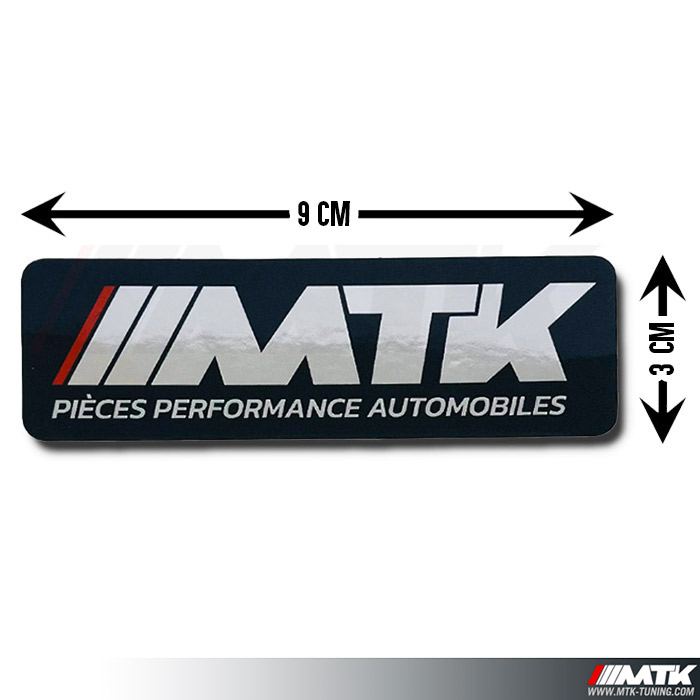 Sticker Brillant et miroir - MTK PIECES PERFORMANCE AUTOMOBILES
