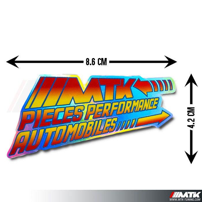 Sticker holographique - Retour vers MTK