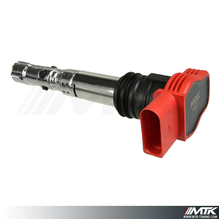 Bobine d'allumage NGK rouge U5013 /48040 - Pour 2.0 TSI et TFSI V6