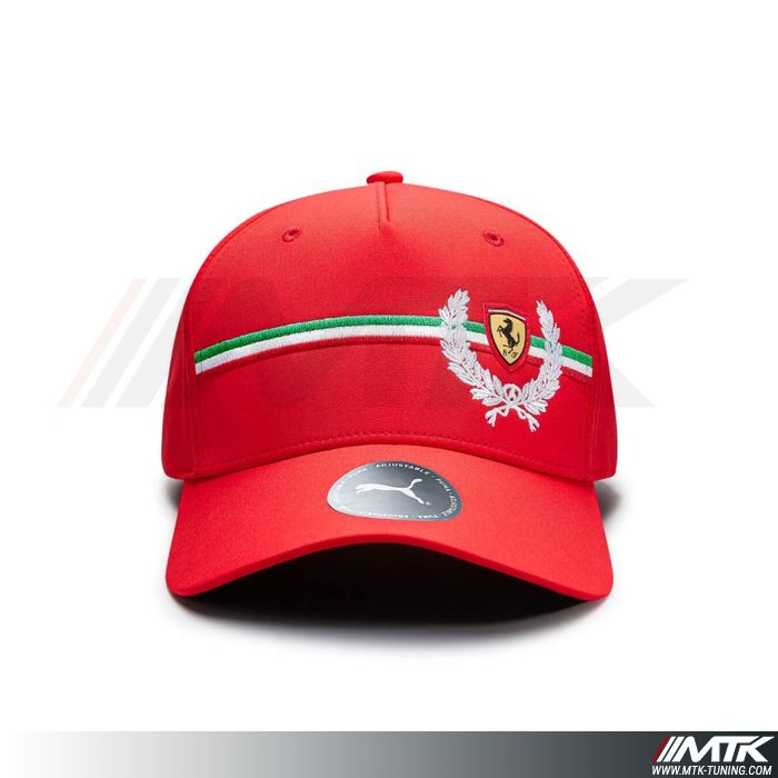 Casquette Ferrari Italie Rouge