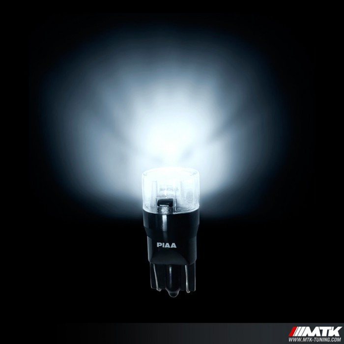 PIAA Ampoule led T10 W5W 6000K 30 Lm Veilleuse