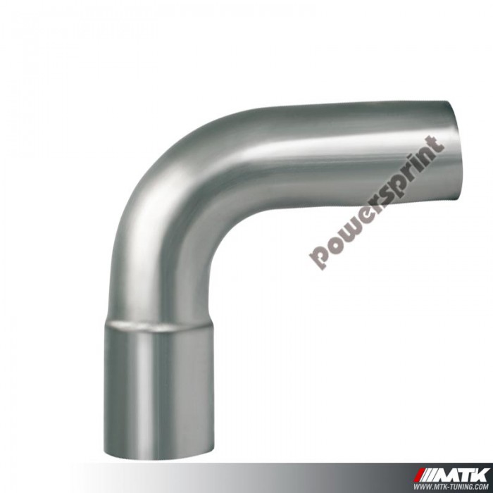 Coude d'échappement inox 90° pour échappement sur mesure