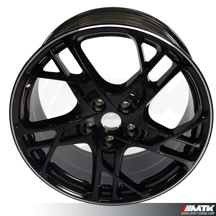 Jante alu Renault Sport STEEV Noire Bord Diamanté 19 pouces Megane 3 RS Cup