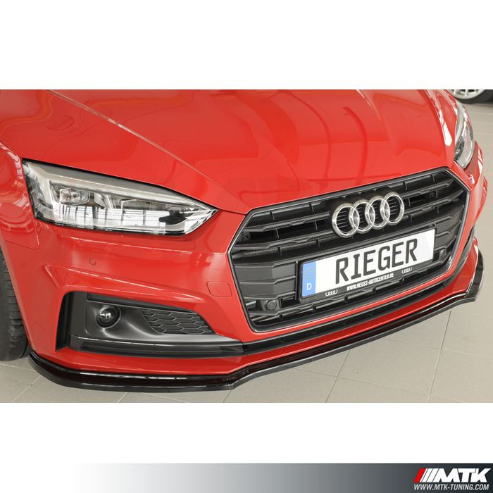 Lame de pare-choc Rieger pour Audi A5 B9 S-line et S5