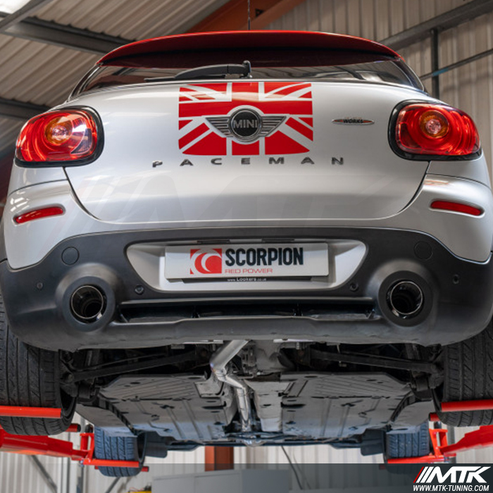Catback Scorpion Ligne échappement inox pour Mini Paceman R61 Cooper S ...