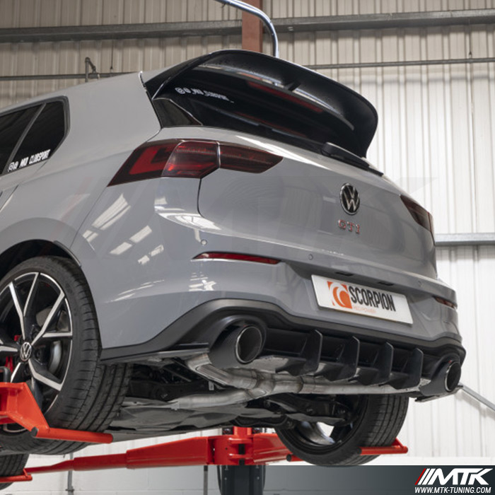 Ligne échappement Sport GPFback Scorpion pour Volkswagen Golf 8 Gti ...
