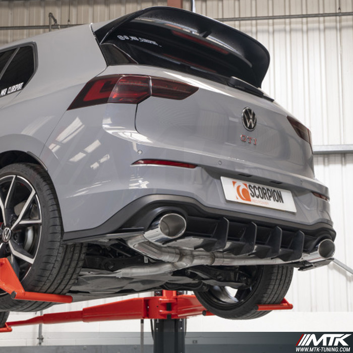 Ligne échappement Sport GPFback Scorpion pour Volkswagen Golf 8 Gti ...