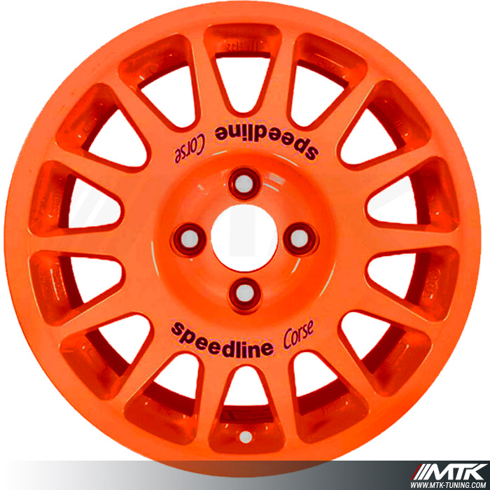 Jante Speedline -Type 2118 ORANGE FLUO - 7x15 - 5X130 - ET30