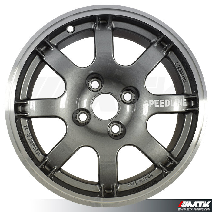 Pack de 4 Jantes PTS Speedline anthraciteSL434 Groupe A - 6,75x15 ...
