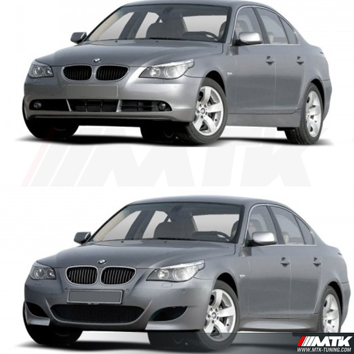 Pare choc avant BMW Serie 5 E60 E61 look Pack M par Tuning Tec