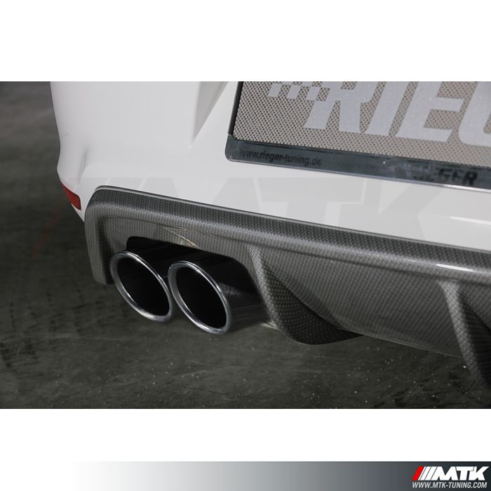 Diffuseur RIEGER de pare-choc arrière Volkswagen Polo 6R GTI