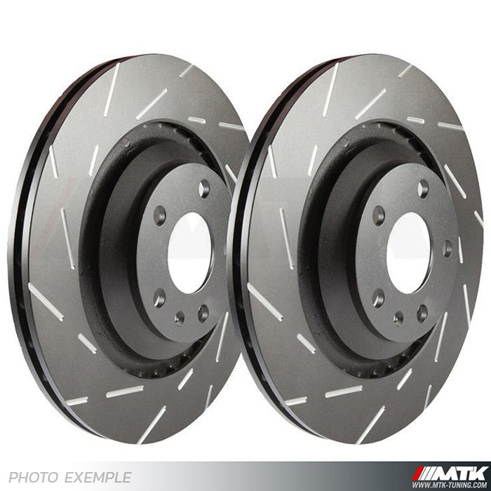 Disque avant sport EBC brakes - Turbo Groove - USR - BSD pour Audi S3 8L