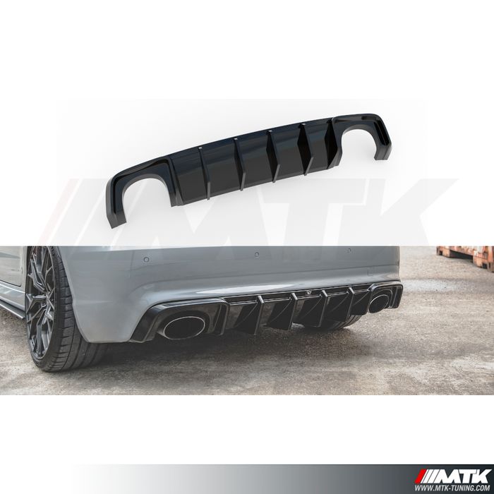 Diffuseur arrière Maxton pour Audi RS3 8V Phase 1 Sportback