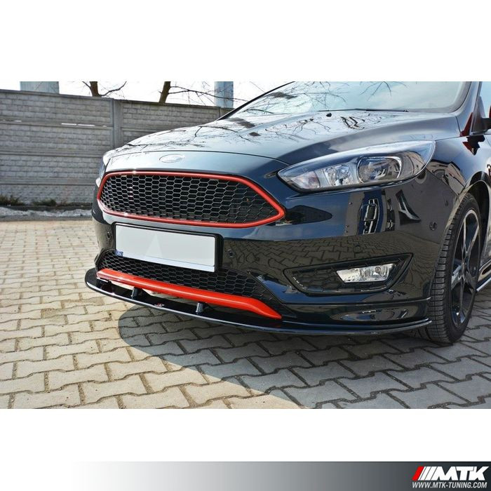 Lame pare choc avant Maxton pour Ford Focus ST Mk3 Facelift