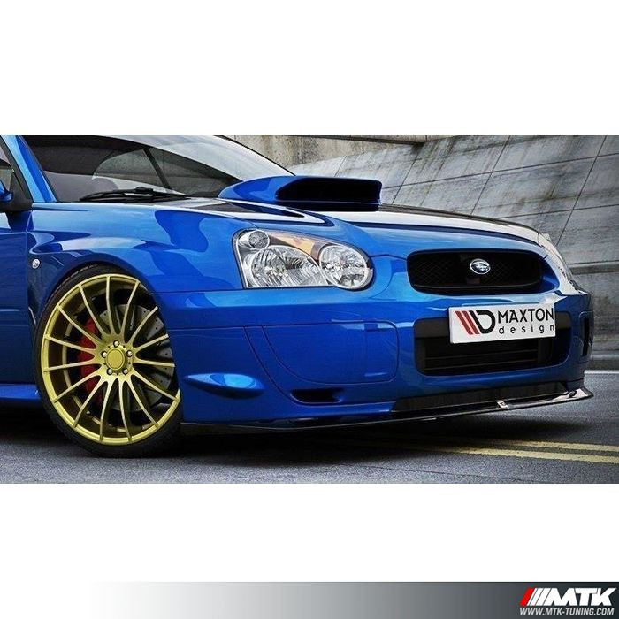 Lame pare choc avant Maxton pour Subaru Impreza GD
