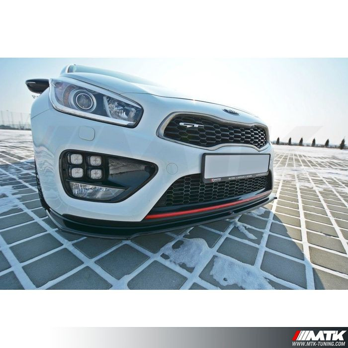 Lame pare choc avant Maxton pour Kia Ceed II -Pro Cee'd GT