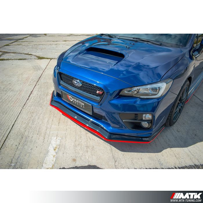 Lame pare choc avant Maxton pour Subaru Impreza Mk4
