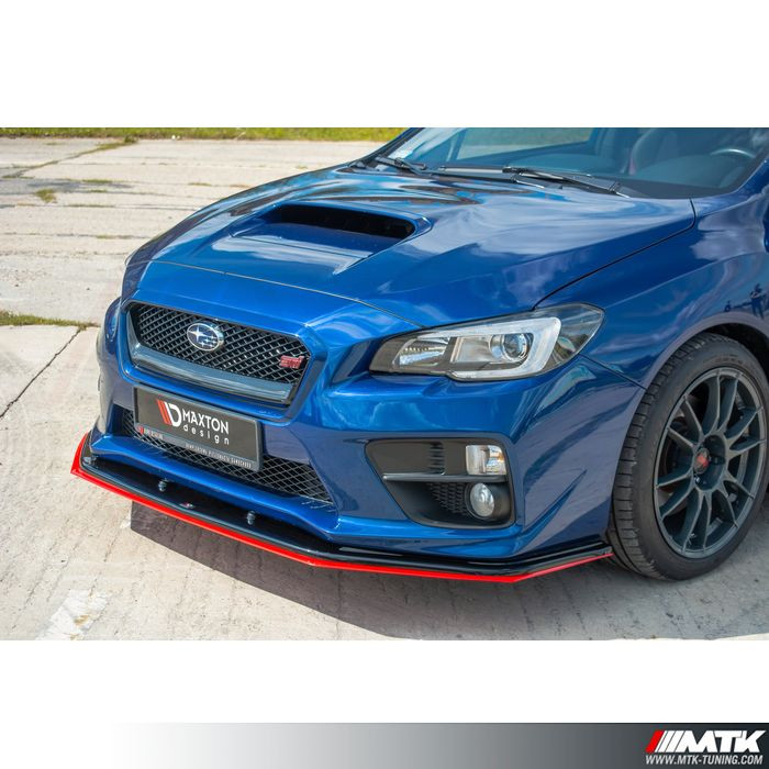 Lame pare choc avant Maxton pour Subaru Impreza Mk4
