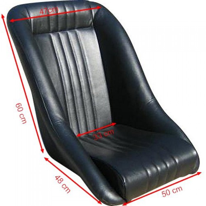 Siège baquet Classic style rétro Vintage OMP Silverstone - petale pour ...